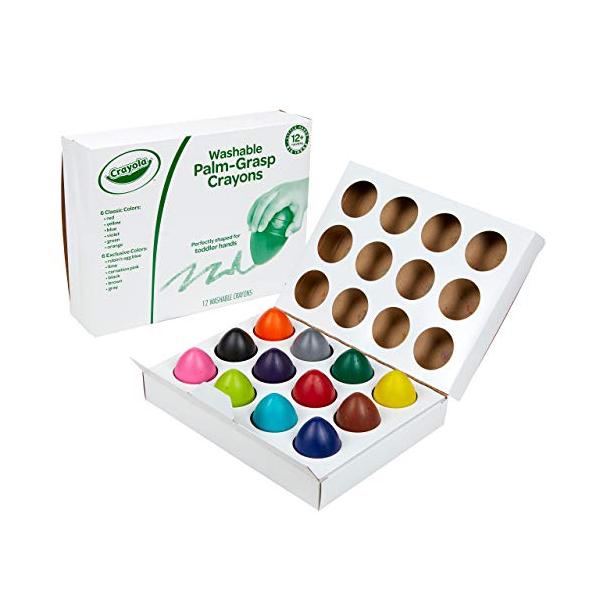 クレヨラ アメリカ 海外輸入 知育玩具 811151 Crayola Large Egg Crayons (12ct), Essential Easter Basket Stuffers, Jumbo Washable Crayons fo...