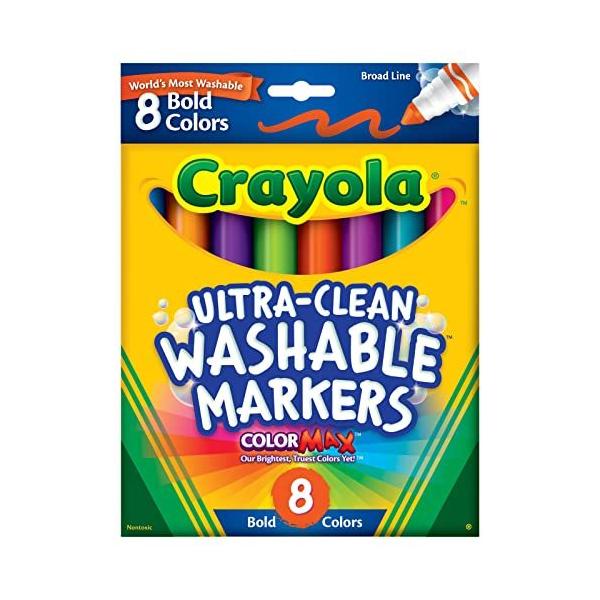 クレヨラ アメリカ 海外輸入 知育玩具 CYO587832 Crayola 8 Ct Bold Broad-Line Washable Markers海外限定品を迅速輸入！5〜15営業日にて発送します。型番：CYO587832海外サイズ：8...