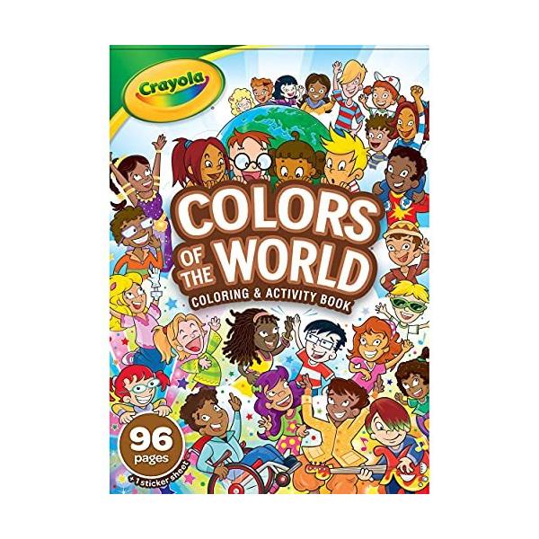 クレヨラ アメリカ 海外輸入 知育玩具 666960 Crayola Colors of the World Coloring Book, Gift for Kids, 96 Pages海外限定品を迅速輸入！5〜15営業日にて発送します。商...