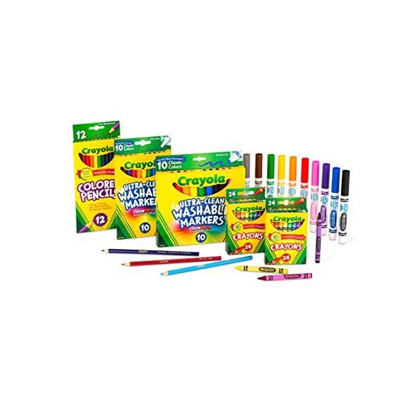 クレヨラ アメリカ 海外輸入 知育玩具 040366 Crayola Art Supplies Set (80ct), Crayons, Markers &amp; Colored Pencils, Coloring Supplies fo...