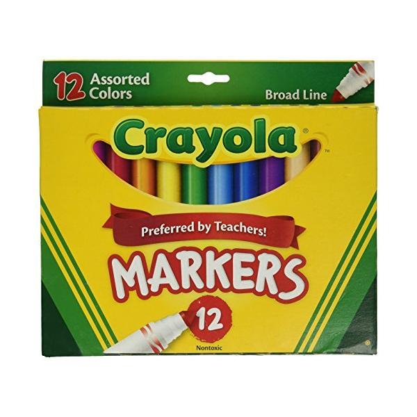 クレヨラ アメリカ 海外輸入 知育玩具 FBA_CYO587712 587712 Crayola? Broad Line Markers, Assorted Classic And Bright Colors, Box Of 12海外限定品...