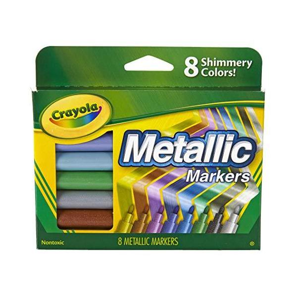 クレヨラ アメリカ 海外輸入 知育玩具 588628 Crayola Metallic Markers, Art Supplies, 8 Count, Colors May Vary海外限定品を迅速輸入！5〜15営業日にて発送します。型番：...