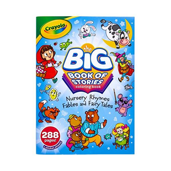 クレヨラ アメリカ 海外輸入 知育玩具 04-2628 Crayola Coloring Book Set, Big Book of Stories, 288 Coloring Pages, Gift for Kids, Age 3, 4,...