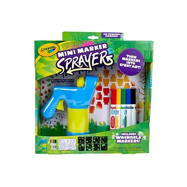 クレヨラ アメリカ 海外輸入 知育玩具 747447 Crayola Mini Marker Sprayer, Marker Airbrush Kit, Gift for Kids, 7, 8, 9, 10海外限定品を迅速輸入！5〜15営業...