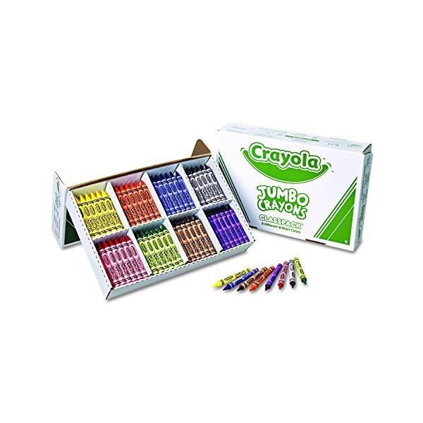 クレヨラ アメリカ 海外輸入 知育玩具 528389 Crayola Jumbo Crayons Classpack (200ct), Large Toddler Crayons, Bulk School Supplies, Essenti...