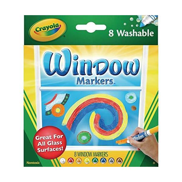 クレヨラ アメリカ 海外輸入 知育玩具 localization_B01M6CWPQE Crayola 58-8165 Washable Window Markers 8 Count海外限定品を迅速輸入！5〜15営業日にて発送します。型番：...