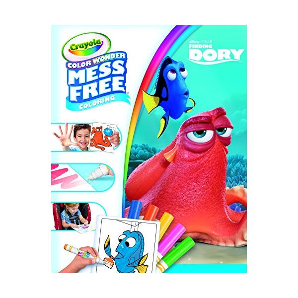 クレヨラ アメリカ 海外輸入 知育玩具 75-2497 Crayola Color Wonder Mess-Free Disney Finding Dory Coloring Book - Color Wonder Markers Incl...