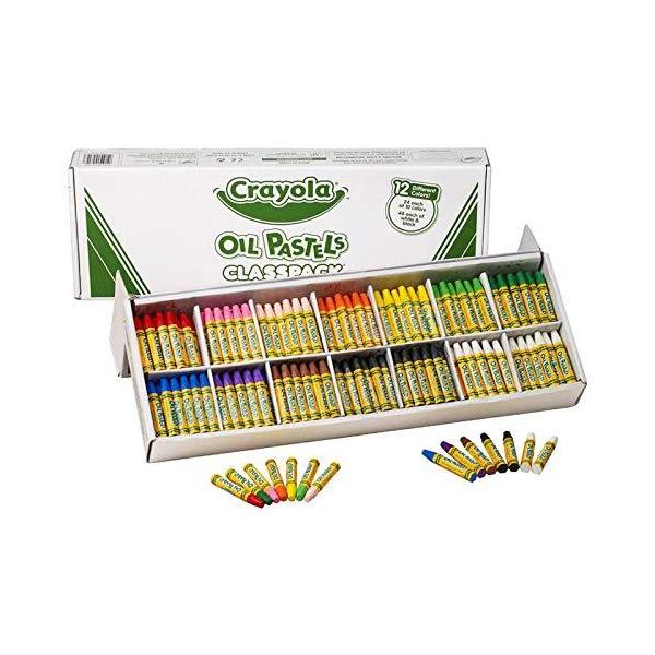 クレヨラ アメリカ 海外輸入 知育玩具 52 4629 Crayola Oil Pastels Classpack (336ct), 12 Brilliant Opaque Colors, Kids Arts &amp; Crafts, S...