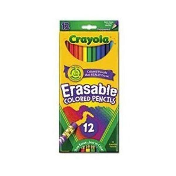 クレヨラ アメリカ 海外輸入 知育玩具  Bulk Buy: Crayola Erasable Colored Pencils 12/Pkg 68-4412 (3-Pack)海外限定品を迅速輸入！5〜15営業日にて発送します。型番：海外サイ...