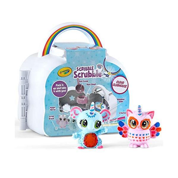 クレヨラ アメリカ 海外輸入 知育玩具 747427 Crayola Scribble Scrubbie Cloud Playset, Toy for Kids, Gift, Ages 3, 4, 5, 6海外限定品を迅速輸入！5〜15営業...
