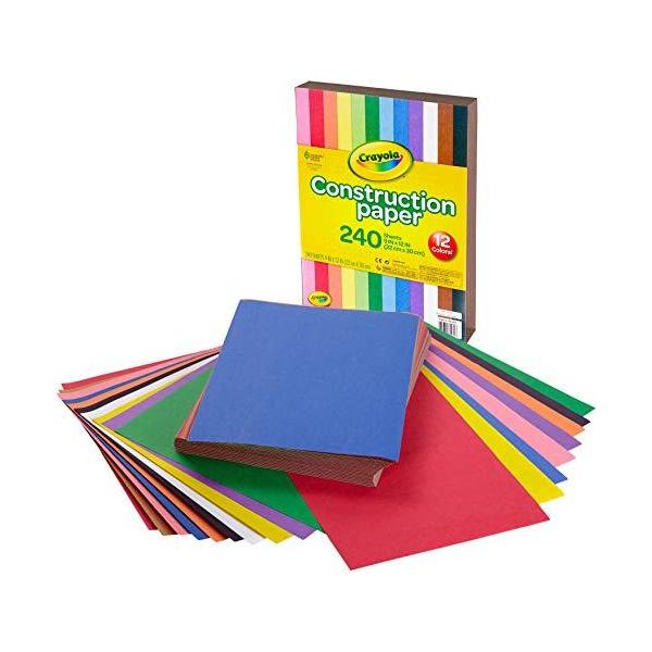 クレヨラ アメリカ 海外輸入 知育玩具  Bulk Buy: Crayola Construction Paper Pad 9"X12-240 Sheets/Pkg (3-Pack)海外限定品を迅速輸入！5〜15営業日にて発送します。型番：...