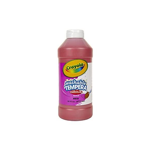 クレヨラ アメリカ 海外輸入 知育玩具 54-3115-038 Crayola Artista II Washable Tempera Paint 16oz Red, Pint海外限定品を迅速輸入！5〜15営業日にて発送します。型番：54-...