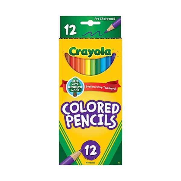 クレヨラ アメリカ 海外輸入 知育玩具 6840124044 Crayola Colored Pencils, Assorted Colors, Pre-sharpened, Adult Coloring, 12 Count, Gift海外...