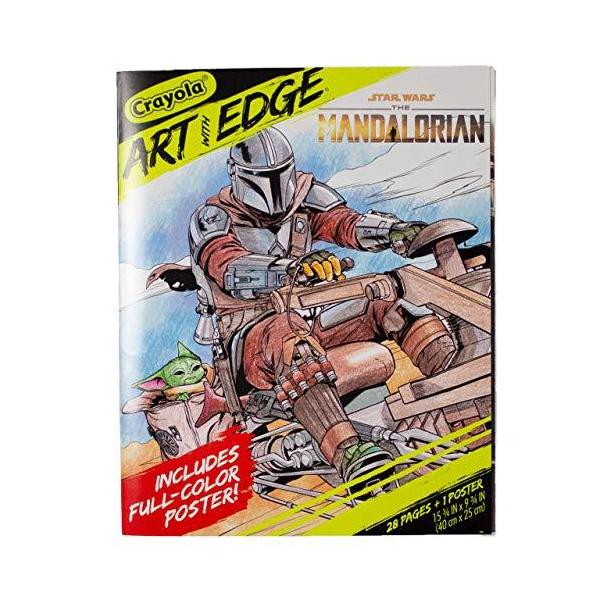 クレヨラ アメリカ 海外輸入 知育玩具 04-0711 Crayola Mandalorian Coloring Book with Poster, Baby Yoda Featured, Styles Vary, 28 Pages海外限定...