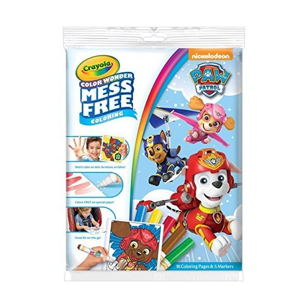 クレヨラ アメリカ 海外輸入 知育玩具 75 2494 Crayola Color Wonder Coloring Pad &amp; Markers, Mess Free, Paw Patrol Gift, Ages 3,4,5海外限定品...
