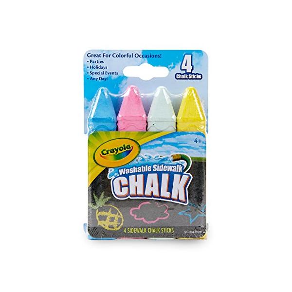 クレヨラ アメリカ 海外輸入 知育玩具 51-4104 Crayola Sidewalk Chalk 4/Pkg, Multi海外限定品を迅速輸入！5〜15営業日にて発送します。商品名（自動翻訳）：クレヨラ サイドウォーク チョーク 4本入...