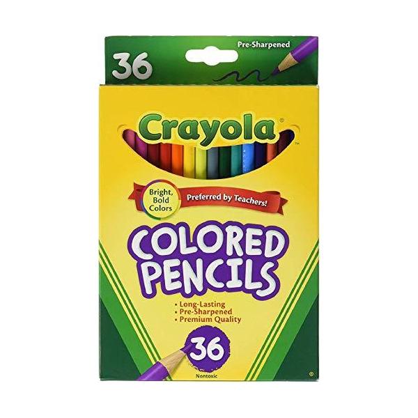 クレヨラ アメリカ 海外輸入 知育玩具 Crayola-ColoredPencils-36Premium-2pk Colored Pencils, 36 Premium Quality, Long-Lasting, Pre-Sharpene...