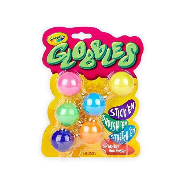 クレヨラ アメリカ 海外輸入 知育玩具 74-7294 Crayola Globbles Fidget Toy (6ct), Easter Egg Toy &amp; Essential Basket Stuffer, Sticky Str...