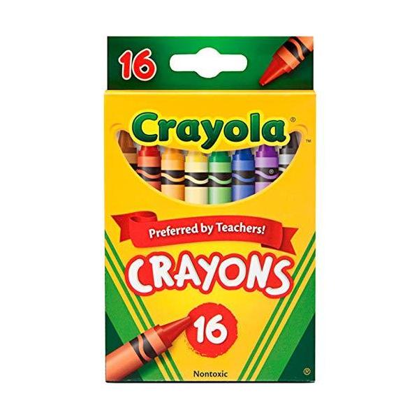 クレヨラ アメリカ 海外輸入 知育玩具 52-3016 Crayola Crayons, 16 Count Pack, Assorted Colors, Art Supplies for Kids, Ages 4 &amp; Up海外限定品...