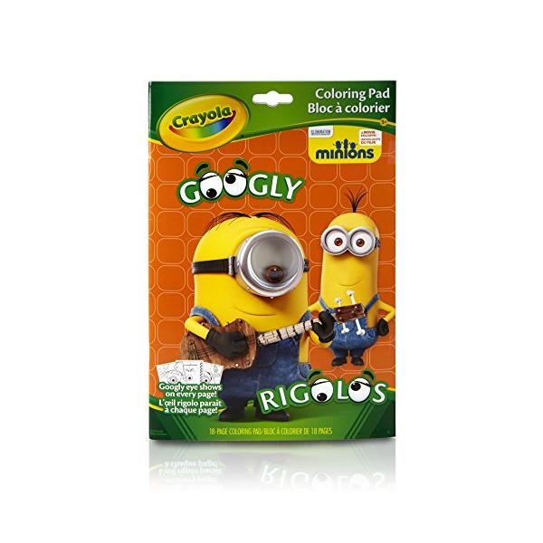 クレヨラ アメリカ 海外輸入 知育玩具 04-5870-E-000 Crayola Googly Eye Minions Coloring Book海外限定品を迅速輸入！5〜15営業日にて発送します。型番：04-5870-E-000海外サイ...