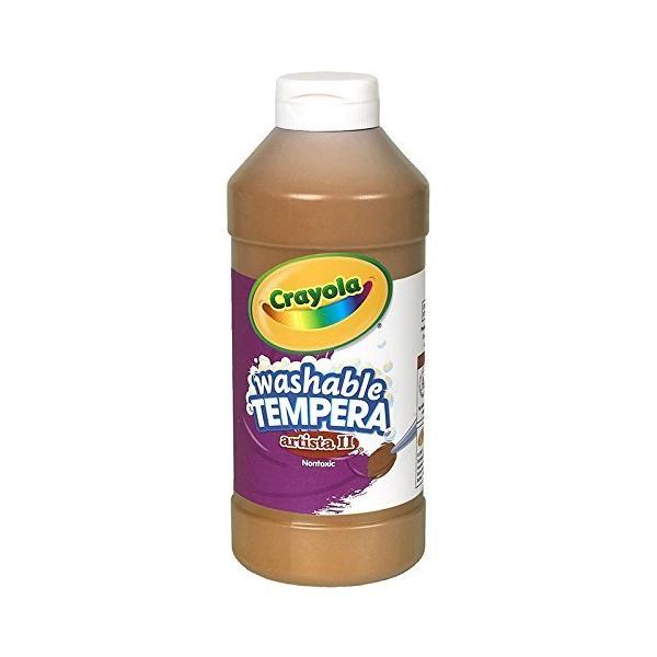 クレヨラ アメリカ 海外輸入 知育玩具  Artista II Washable Tempera Paint, Brown, 16 oz海外限定品を迅速輸入！5〜15営業日にて発送します。型番：海外サイズ：16 ounces関連：クレヨラ,...