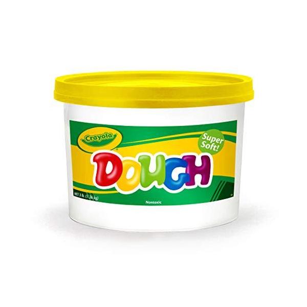 クレヨラ アメリカ 海外輸入 知育玩具 570015034 Crayola Dough - Yellow (3lb), Bulk Modeling Dough for Kids, Clay Alternative, Resealable T...