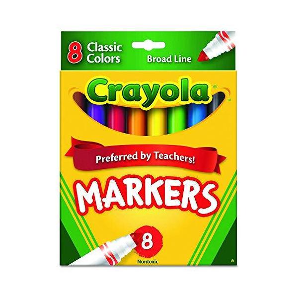 クレヨラ アメリカ 海外輸入 知育玩具 58-7708 Crayola Classic Markers, Broad Line 8 ea (Pack of 2)海外限定品を迅速輸入！5〜15営業日にて発送します。型番：58-7708海外サイ...