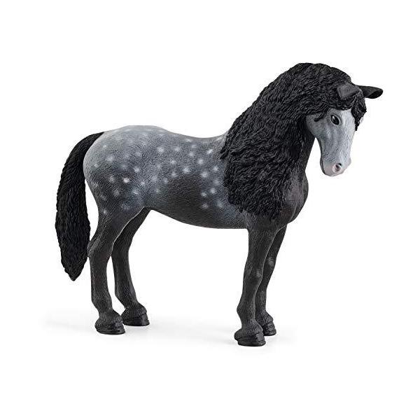 海外輸入 知育玩具 シュライヒホースクラブ 13922 Schleich Horse Club Pura Raza Espa?ola Stallion Mare Figurine - Detailed Horse Toy with Dapp...