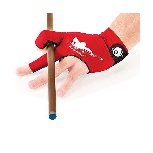 海外輸入品 ビリヤード BILLIARD GLOVE Roaming Billiard Shooters Carom Pool Snooker Cue Sport Glove Fits on Left or Right Hand for M...