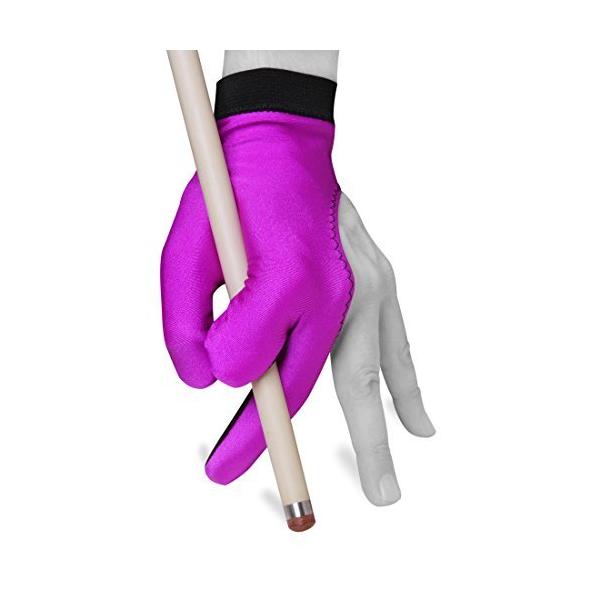 海外輸入品 ビリヤード  Billiard Pool Cue Glove by Fortuna - Classic Two-Colored - for Left Hand - Purple/Black (X-Large)海外限定品を迅速輸入...