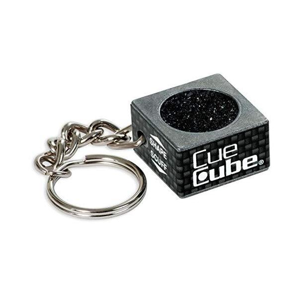 海外輸入品 ビリヤード  Cue Cube Pool Billiard Cue TIP TOOL 2 in 1 Shaper Scuffer with Keychain Nickel Radius Choose your Color (Si...