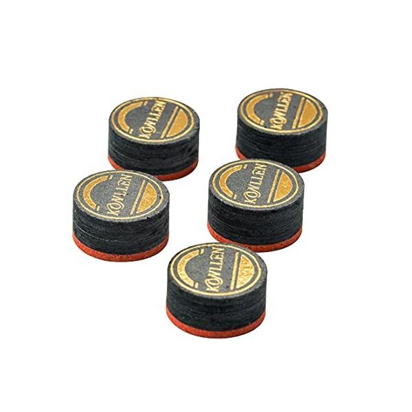 海外輸入品 ビリヤード  KONLLEN Carom Pool Billiard Cue Tips - 5 Pieces Carom Cue Tip 14mm 6 Layers Billiards Accessories海外限定品を迅速輸入...
