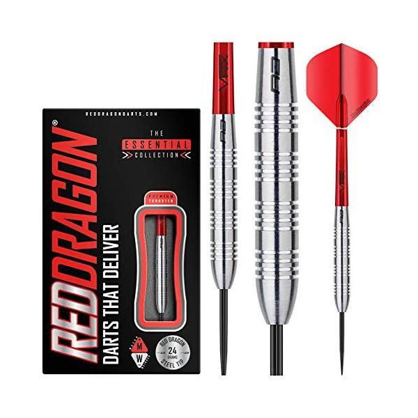海外輸入品 ダーツ 96 RED DRAGON Hell Fire B: 24g Tungsten Darts Set with Flights and Stems海外限定品を迅速輸入！5〜15営業日にて発送します。型番：96海外サイズ：3...