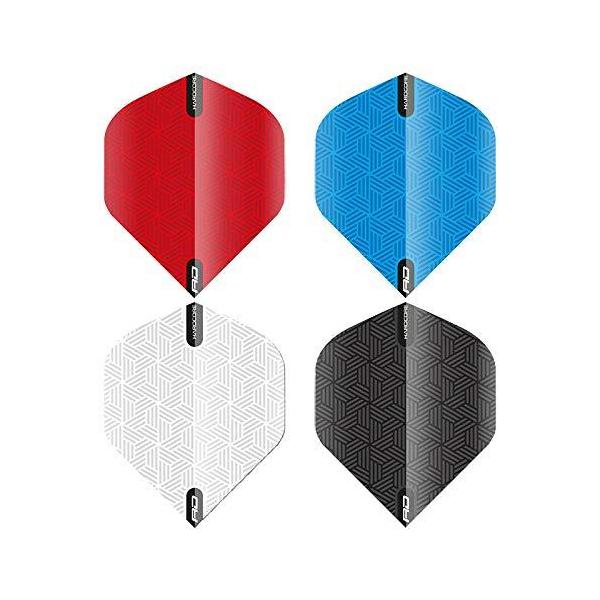 海外輸入品 ダーツ フライト  RED DRAGON Hardcore Selection Pack RD Plain Extra Thick Standard Dart Flights - 4 Sets per Pack海外限定品を迅速輸...