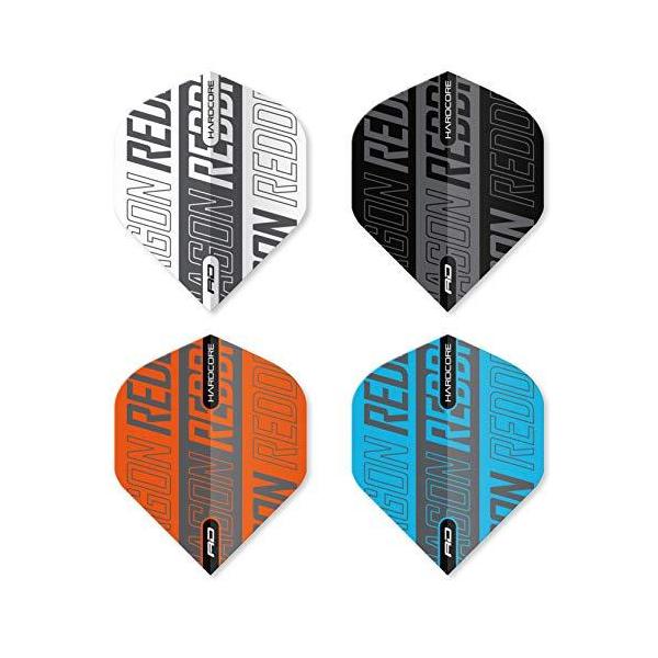 海外輸入品 ダーツ フライト  RED DRAGON Hardcore XT Print Dart Flight Selection Pack - 4 Sets Per Pack (12 Dart Flights in Total)海外限定...