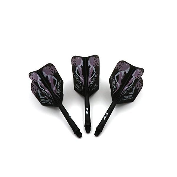 海外輸入品 ダーツ フライト CSAK-5MN7 CUESOUL Integrated Dart Shaft and Flights Black with Pattern Design海外限定品を迅速輸入！5〜15営業日にて発送します。型番...
