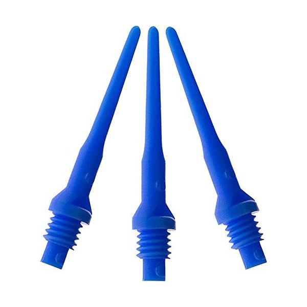 海外輸入品 ダーツ チップ ポイント 37-1602-03 Viper by GLD Products Dart Accessory: Tufflex II 2BA Thread Soft Tip Dart Points, Blue, 50...