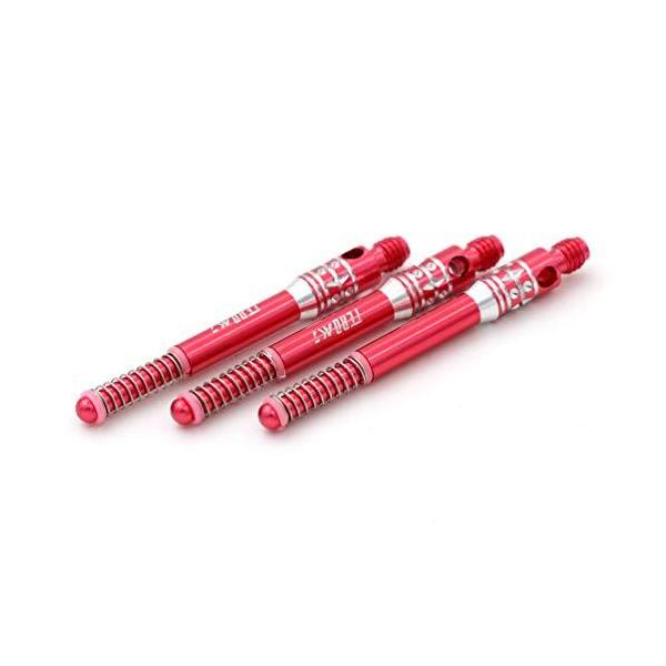 海外輸入品 ダーツ シャフト  CUESOUL TERO AK7 Aluminum Dart Shafts Red Built-in Spring Telescopic for Steel Tip Darts and Soft Tip Da...