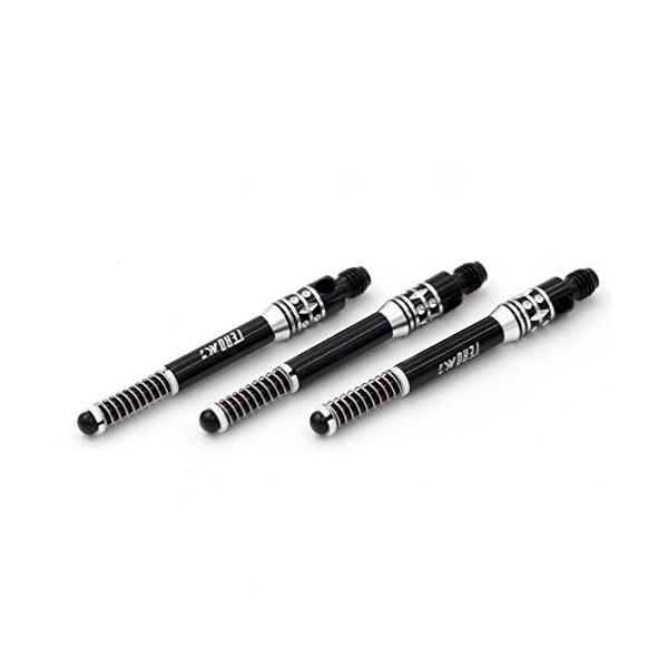 海外輸入品 ダーツ シャフト  CUESOUL TERO AK7 Aluminum Dart Shafts Balck Built-in Spring Telescopic for Steel Tip Darts and Soft Tip ...