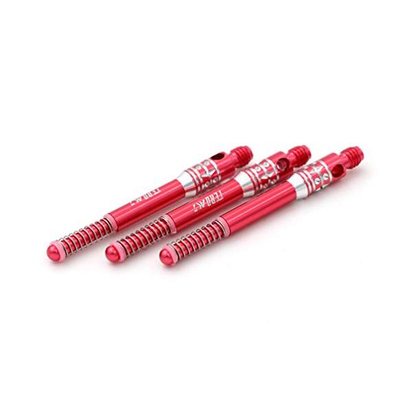 海外輸入品 ダーツ シャフト  CUESOUL TERO AK7 Aluminum Dart Shafts Red Built-in Spring Telescopic for Steel Tip Darts and Soft Tip Da...