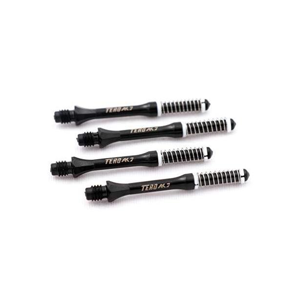 海外輸入品 ダーツ シャフト  CUESOUL TERO AK7 Very Slim Dart Shafts Black S/M/L Built-in Spring Telescopic for Steel Tip Darts and So...