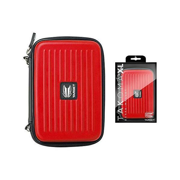 海外輸入品 ダーツ 125855 Target Darts Takoma XL Darts Wallet Case, Red ? Holds 6 Darts, Protective EVA Holder with Double Zip Lo...