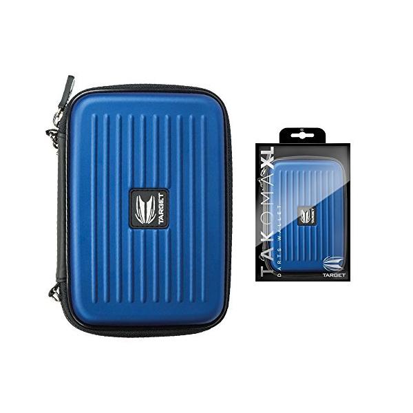 海外輸入品 ダーツ 125829 Target Darts Takoma XL Darts Wallet Case, Blue ? Holds 6 Darts, Protective EVA Holder with Double Zip L...