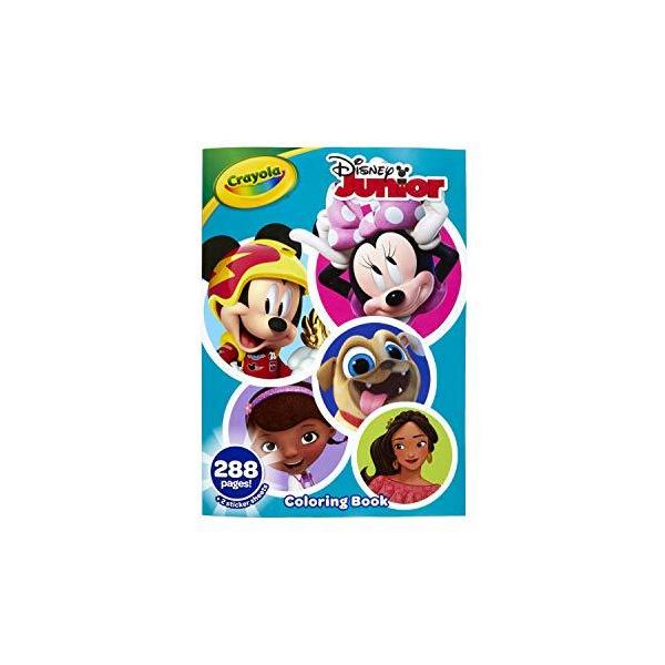 クレヨラ アメリカ 海外輸入 知育玩具 042645 Crayola Disney Jr. Coloring Book (288 Pages), Includes Disney Stickers, Giant Coloring Book f...