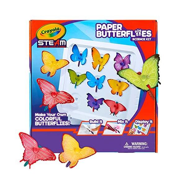 クレヨラ アメリカ 海外輸入 知育玩具 74-7445 Crayola Paper Butterfly Science Kit, STEAM Toy, Gift for Kids, Ages 7, 8, 9, 10海外限定品を迅速輸入！5〜...