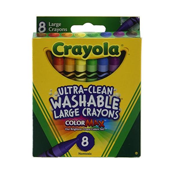 クレヨラ アメリカ 海外輸入 知育玩具 CYO523280 Crayola 5555 Kid's First Large Washable Crayons 8 Count海外限定品を迅速輸入！5〜15営業日にて発送します。型番：CYO523...