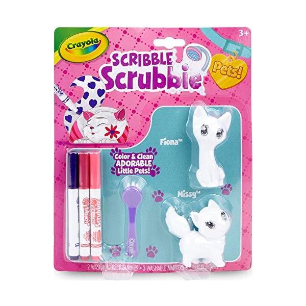 クレヨラ アメリカ 海外輸入 知育玩具 747253 Crayola Scribble Scrubbie Pets, Cats, Kids Toys, Gift for Girls &amp; Boys, Age 3, 4, 5, 6海外限...