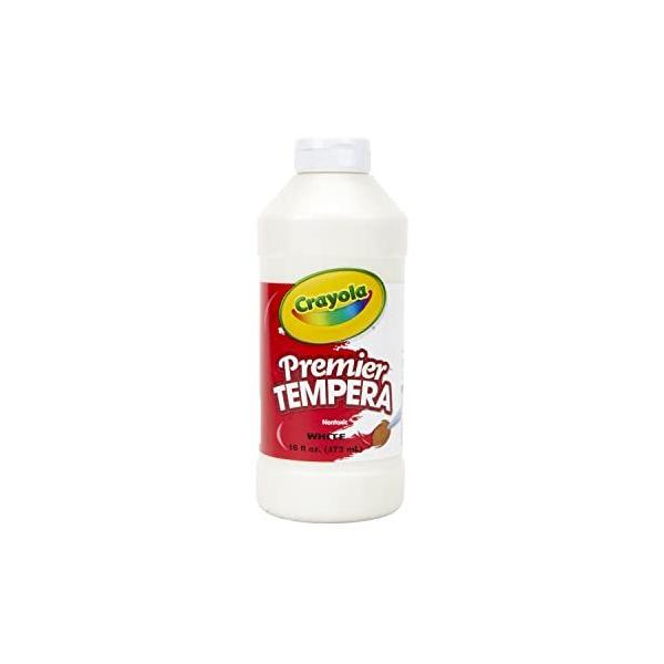 クレヨラ アメリカ 海外輸入 知育玩具 541216 Crayola Premier Tempera Paint For Kids - White (16oz), Kids Classroom Supplies, Great For Art...