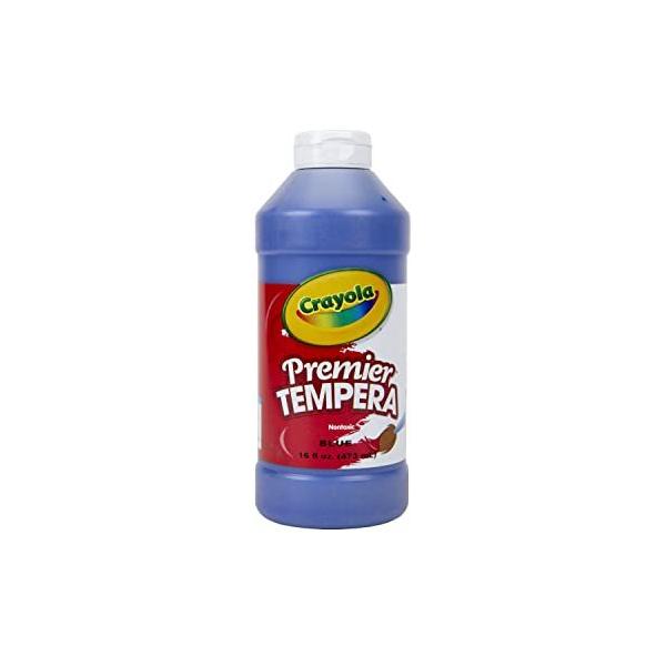 クレヨラ アメリカ 海外輸入 知育玩具 54-1216-042 Crayola Premier Tempera Paint for Kids - Blue (16oz), Kids Classroom Supplies, Great for...
