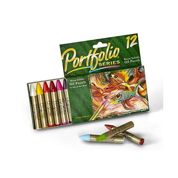 クレヨラ アメリカ 海外輸入 知育玩具 52-3612 Crayola Oil Pastels Portfolio Series, Water Soluble, Colors may vary, 12 Count (52-3612)海外限定...